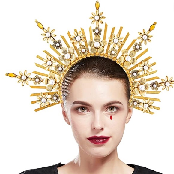 Boutique | Accessories | Crown Headband Spiked Zip Tie Halo Crown ...